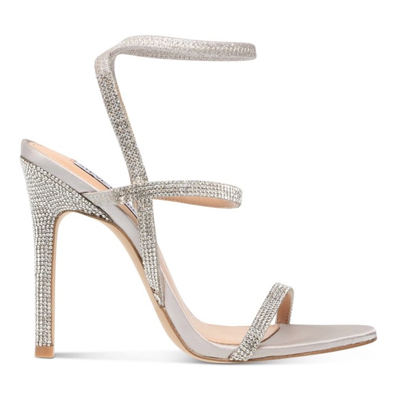 Steve Madden | Shoes | Steve Madden Silver Stiletto Heels | Poshmark